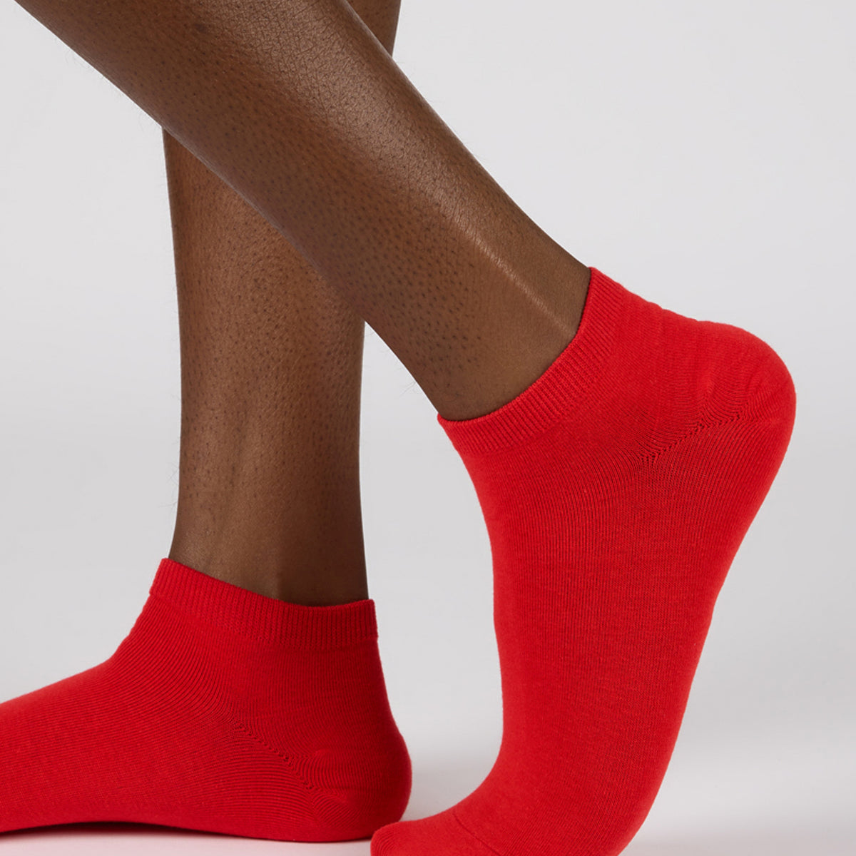 Red Classic Ankle Socks Glassworks London